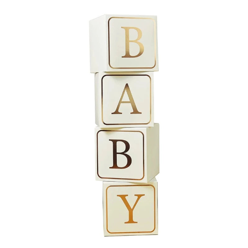 Giant Gold BABY Blocks – Ruby Rabbit