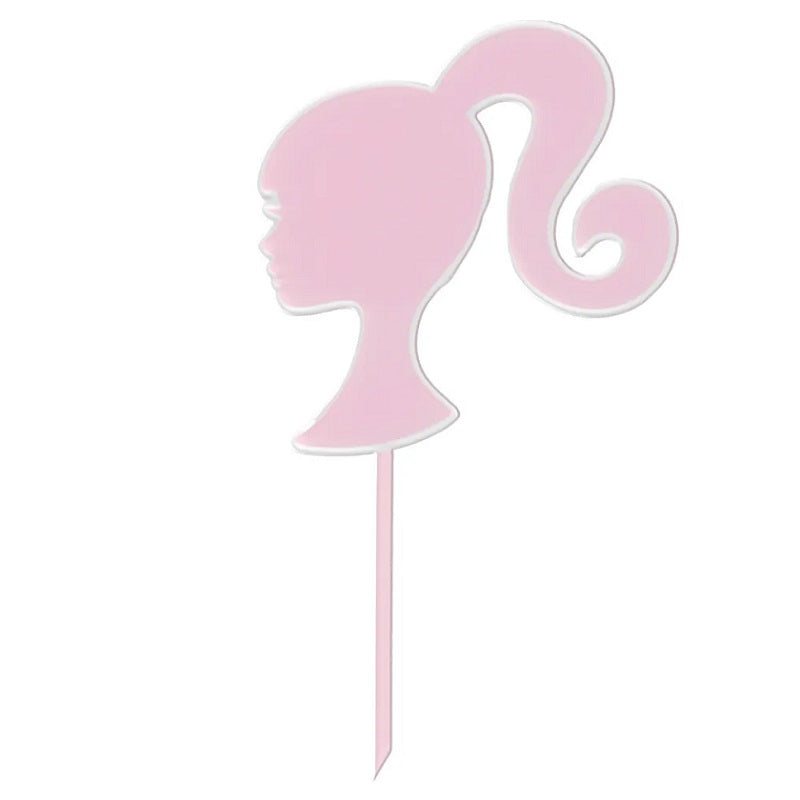 Barbie Acrylic Cake Topper – Ruby Rabbit