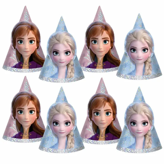 Frozen Mini Party Hats (8 pack) – Ruby Rabbit