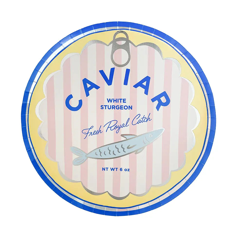 Le Dinner Caviar Can Plates (8 pack) – Ruby Rabbit