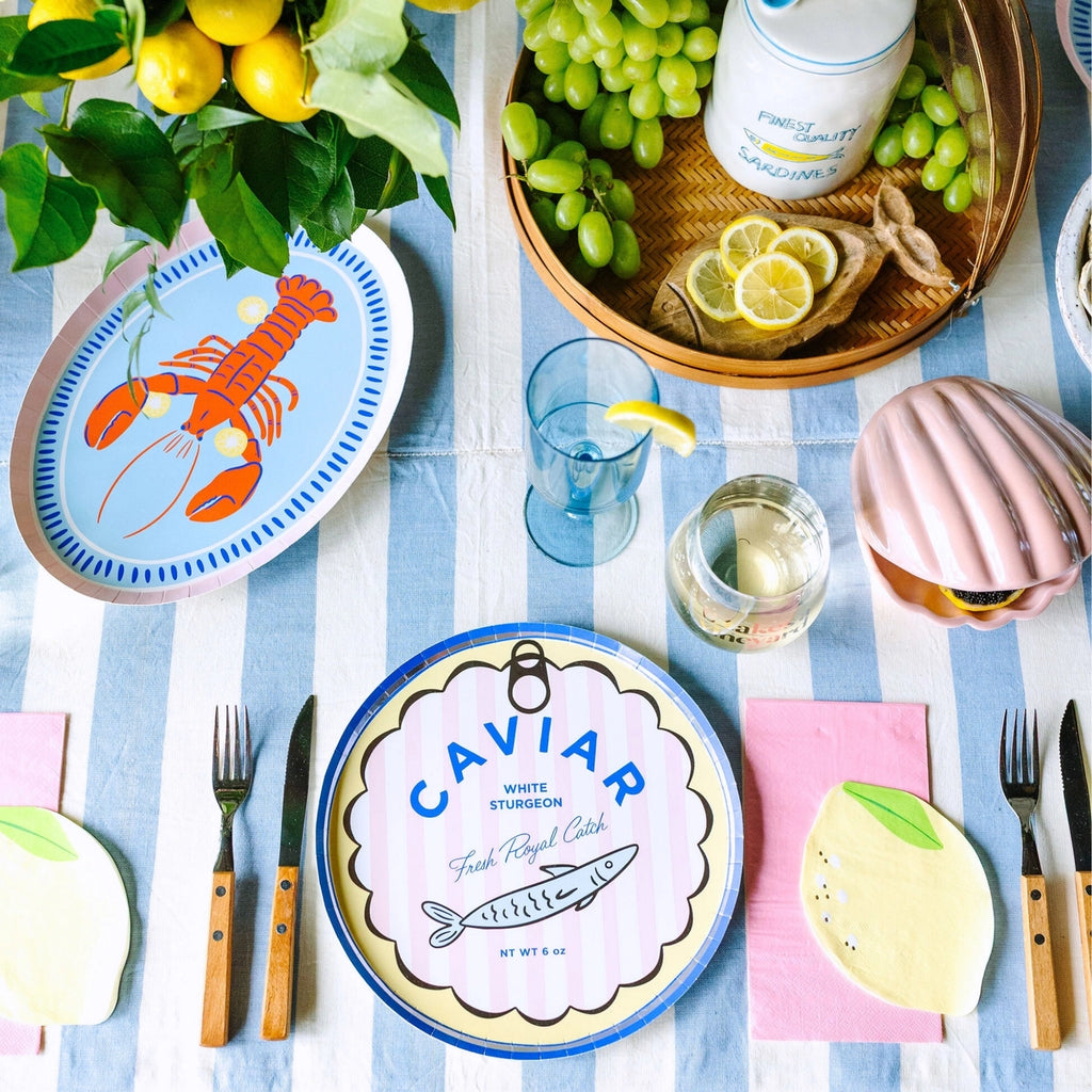 Le Dinner Caviar Can Plates (8 pack) – Ruby Rabbit