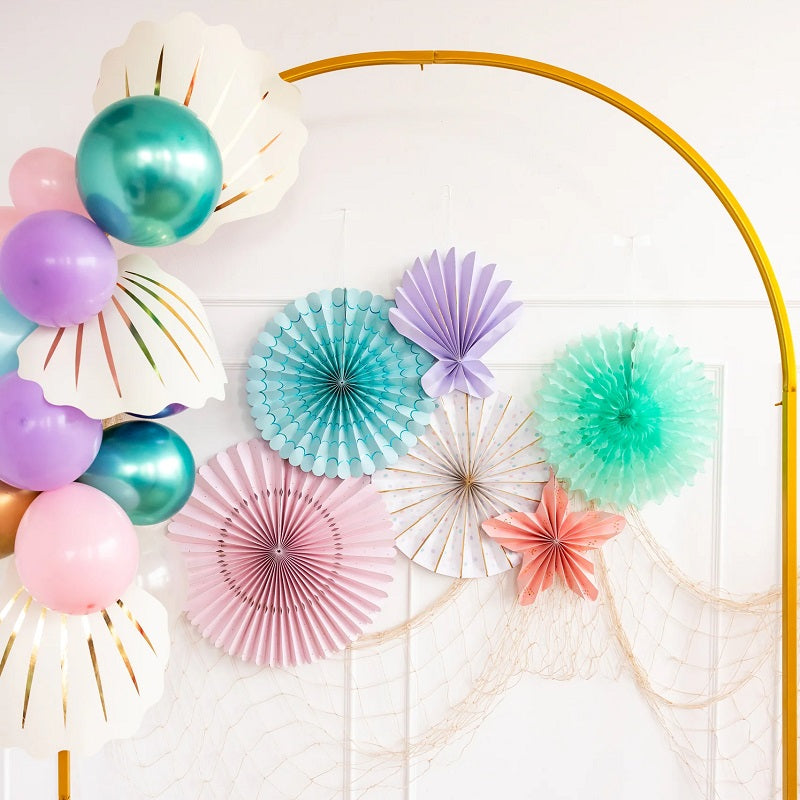 Mermaid Party Fans (6 pack) – Ruby Rabbit