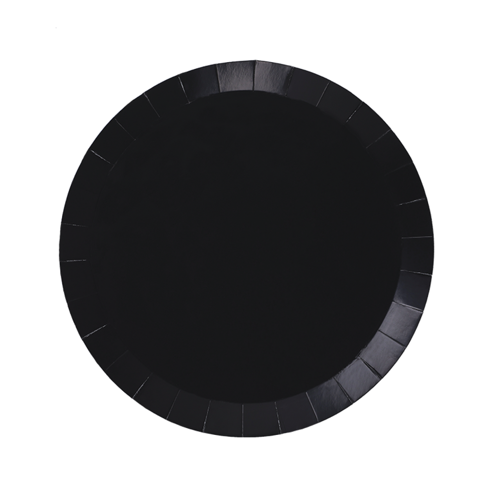Black Small Plates (20 pack) – Ruby Rabbit