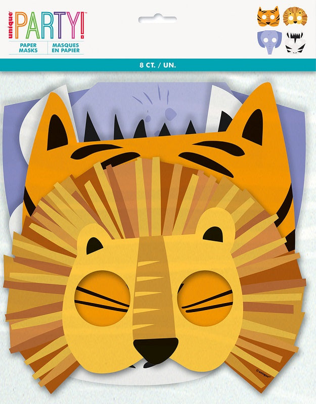 Animal Safari Masks (8 pack) – Ruby Rabbit