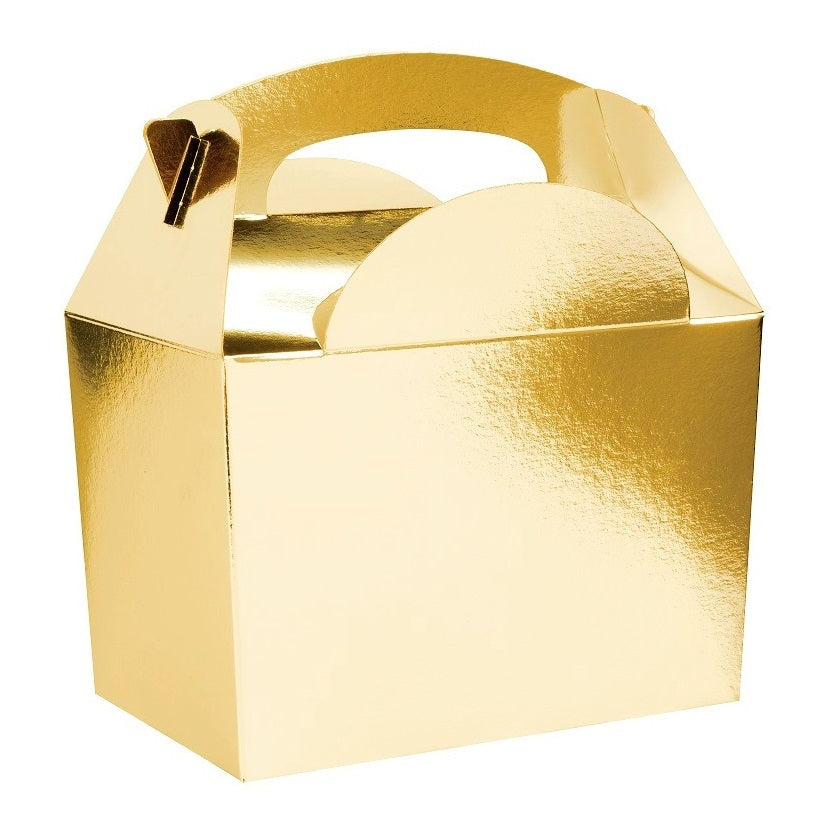 Gold Gable Party Boxes (5 pack) – Ruby Rabbit