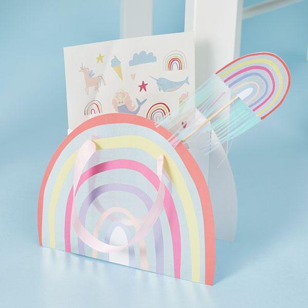 Rainbow Party Favour Bags (5 pack) – Ruby Rabbit