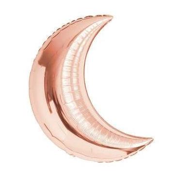 Rose Gold Giant Moon Balloon – Ruby Rabbit